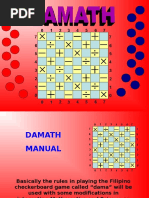 Damath Sample Score Sheet | PDF | Games & Activities