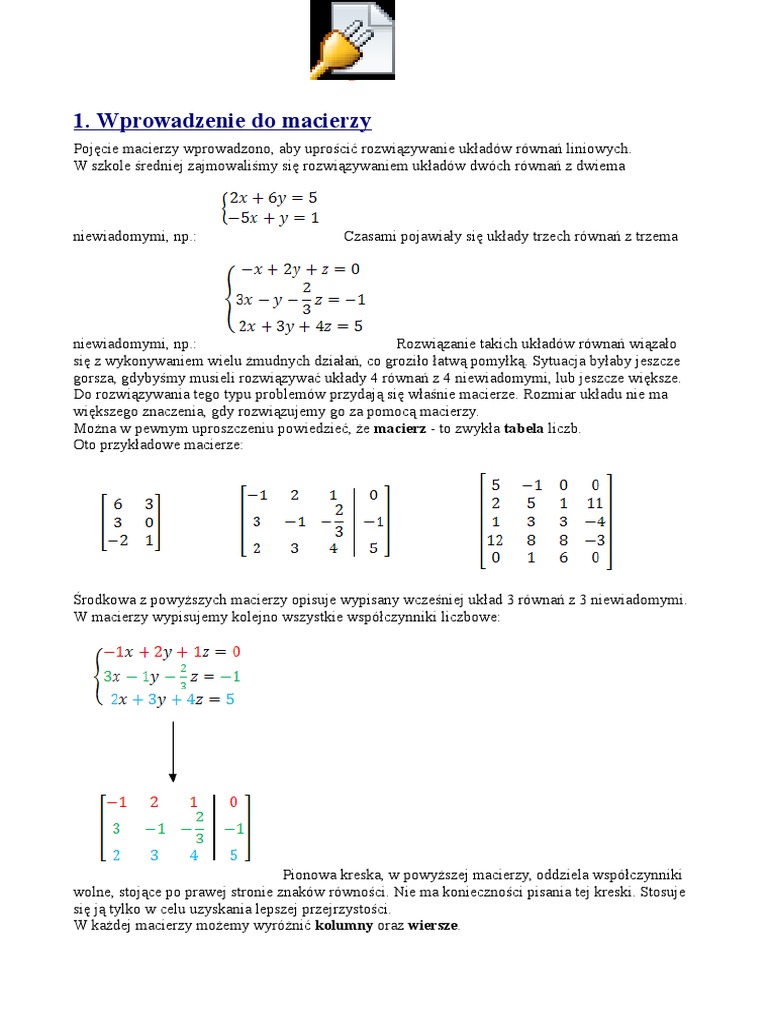Macierze | PDF