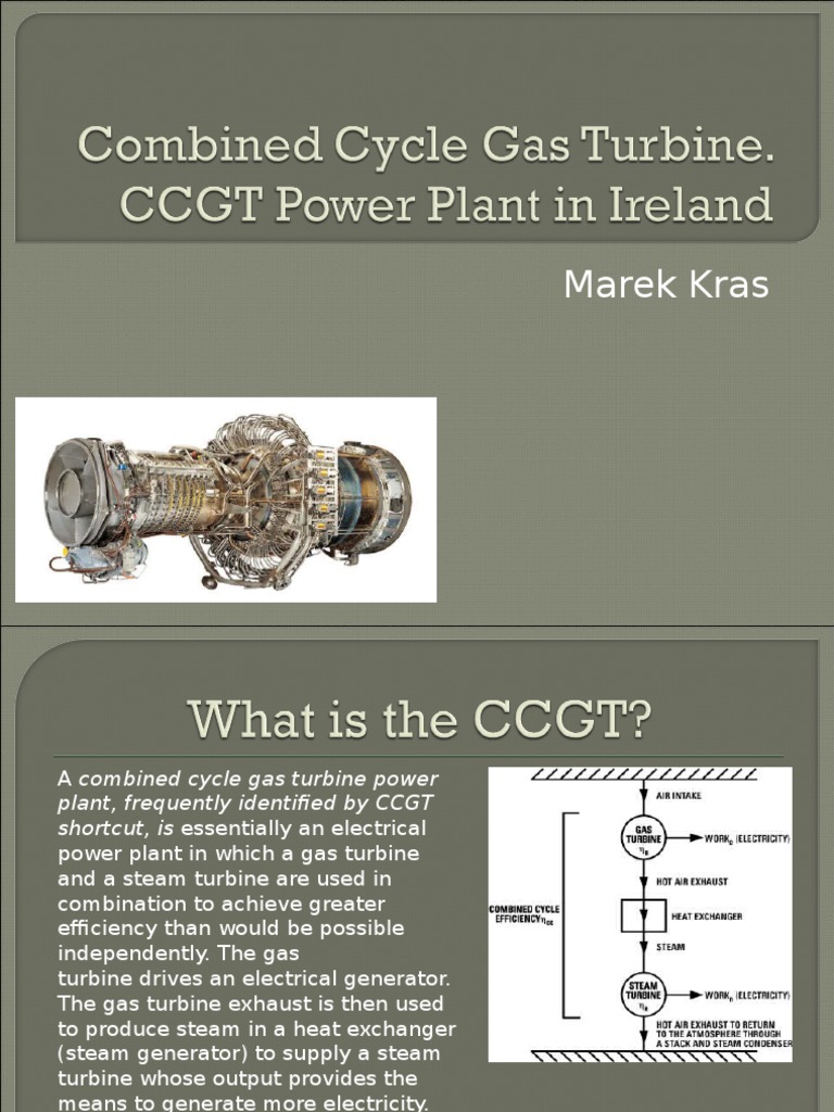 Combined Cycle Gas Turbine | PDF | Electrical Grid | Gas Turbine