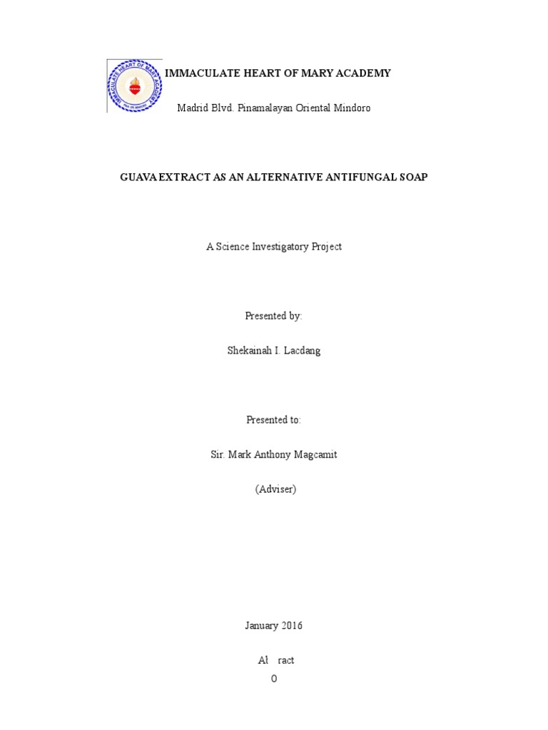 Science Investigatory Project Paper | PDF | Sodium Hydroxide | Sodium ...