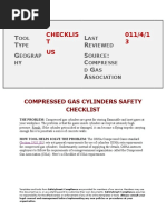 SOP for Compressed Gas Cylinder Safety | PDF | Valve | Chemical Process ...