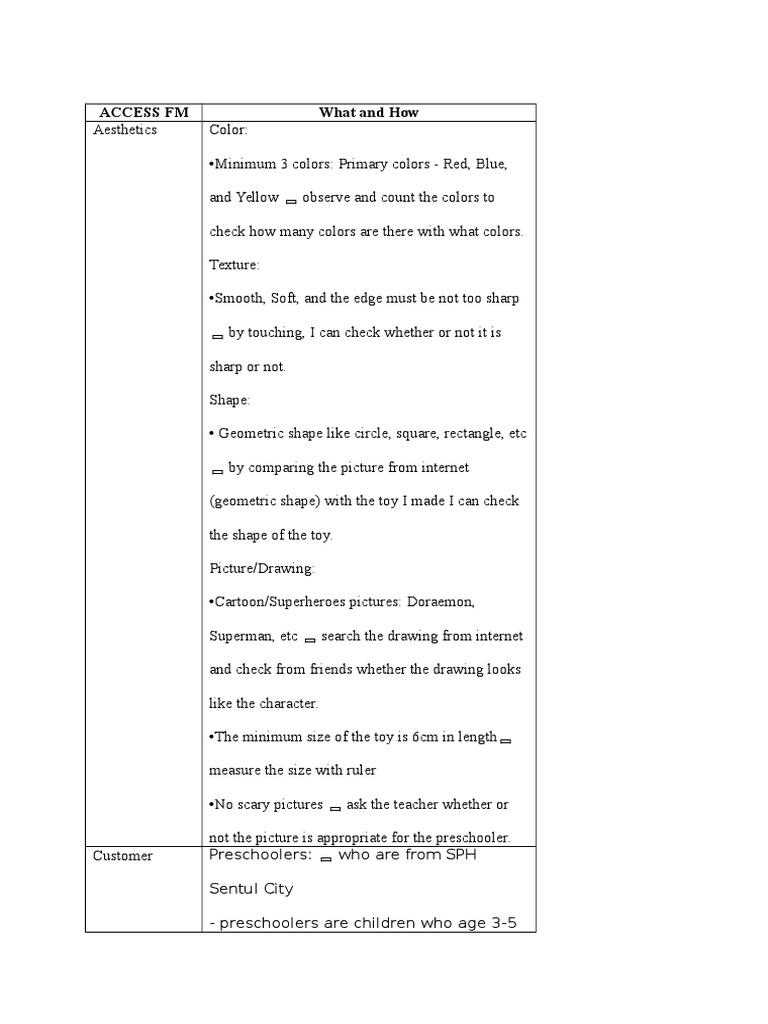 Access FM | PDF | Toys