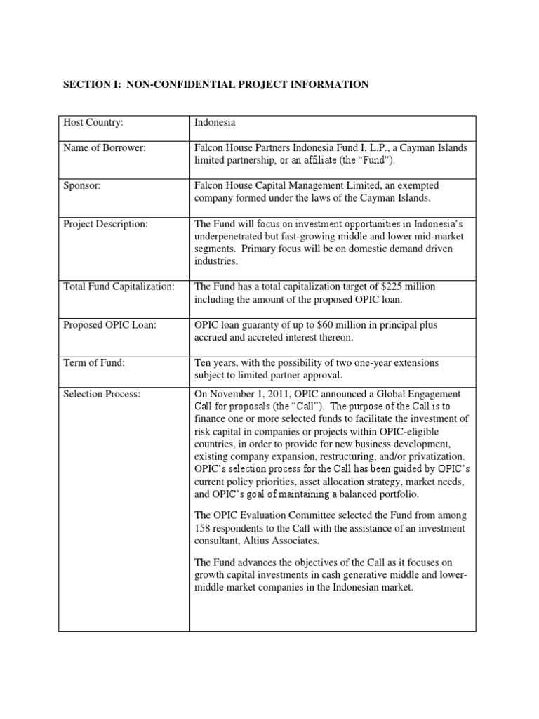 Indonesian Mid-Market Investment | PDF | Finance & Money Management