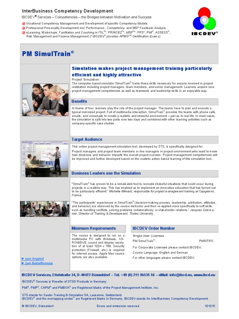 SimulTrain e S | PDF | Simulation | Competence (Human Resources)