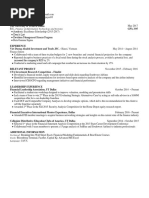 WSO Template for Finance Resumes | PDF | Mergers And Acquisitions ...