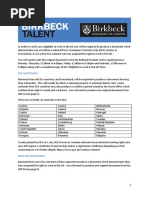 Right To Work Checklist | PDF | Passport | Official Documents