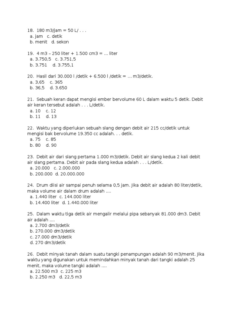 Soal Debit | PDF