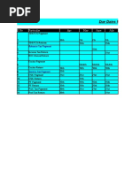 Statutory Due Dates Chart | PDF | Government Finances | Taxes