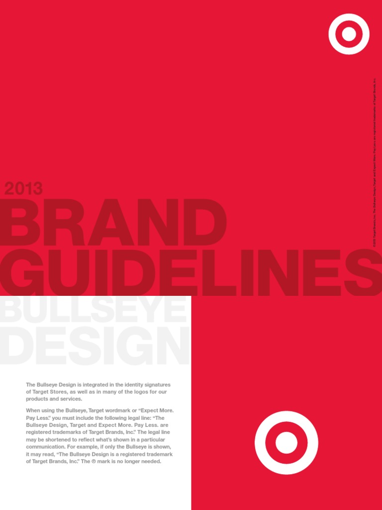 Target Brand Guidelines | PDF | Logos | Target Corporation