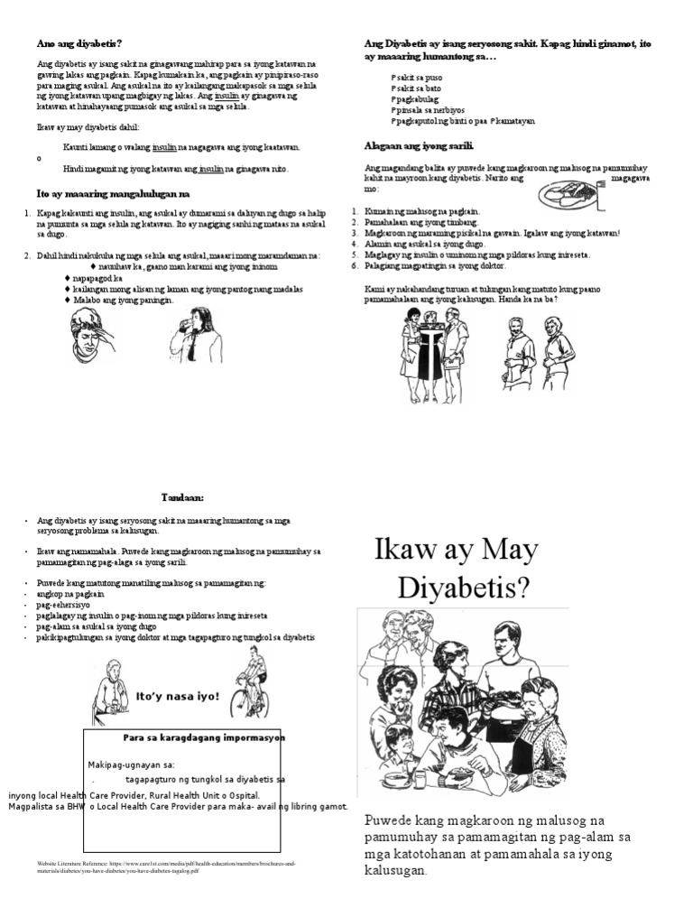 You Have Diabetes Tagalog | PDF