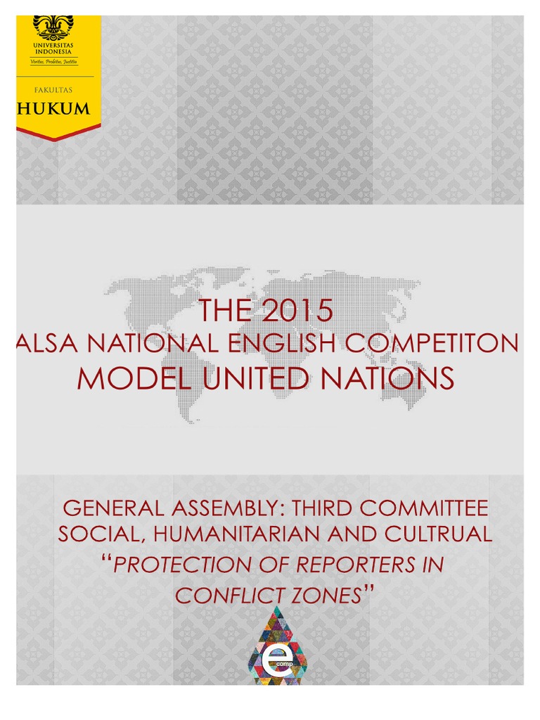 Model United Nation Study Guide | PDF | International Humanitarian Law ...