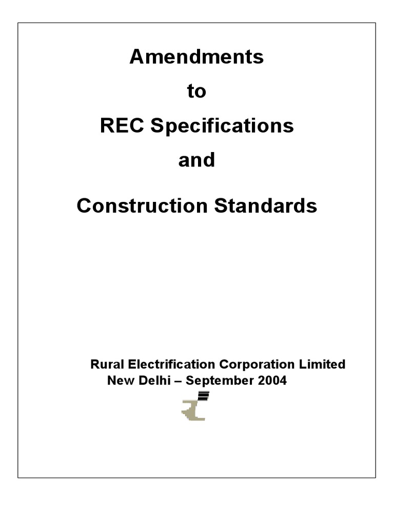 Rec Standard Manual | PDF | Transformer | Wire