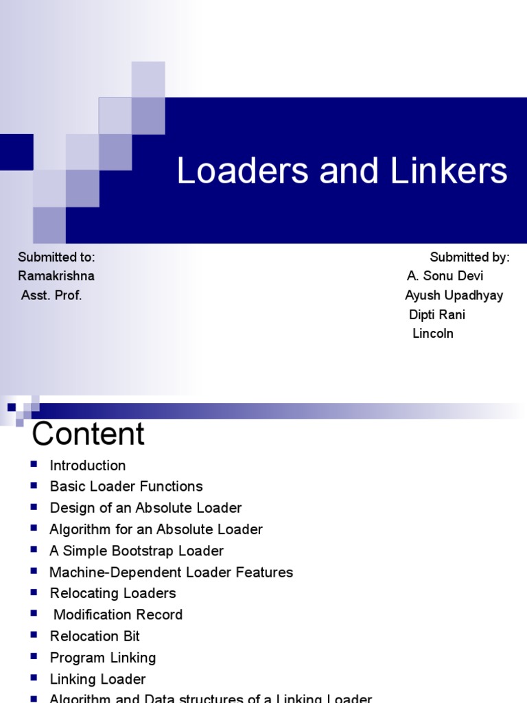 Linker and Loader | PDF | Booting | Subroutine