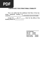 Civil Structural Permit (FORM) | PDF | Specification (Technical ...