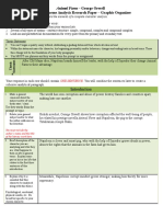 MYP4 Planning Sheet - Summative Assessment - Animal Farm PEE Essay | PDF