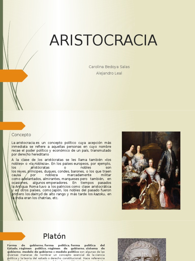 ARISTOCRACIA | Teorías políticas | Ciencias Políticas