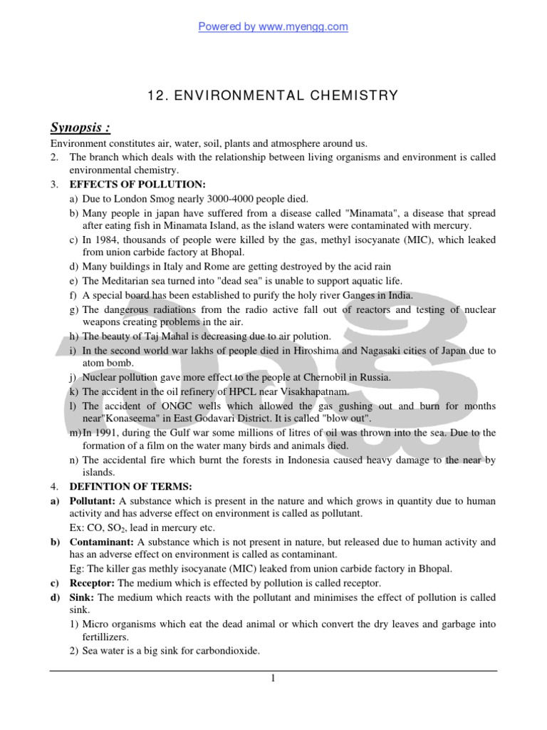 12.environmental Chemistry 211-221 | PDF | Atmosphere Of Earth | Earth