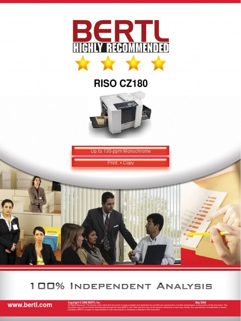 Manual Book Riso CZ 180 | PDF | Printer (Computing) | Photocopier