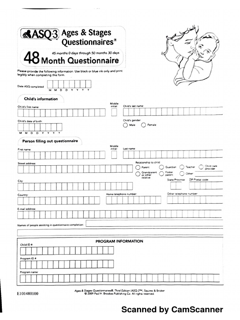 ASQ3 Autism Screening | PDF | Leisure | Science