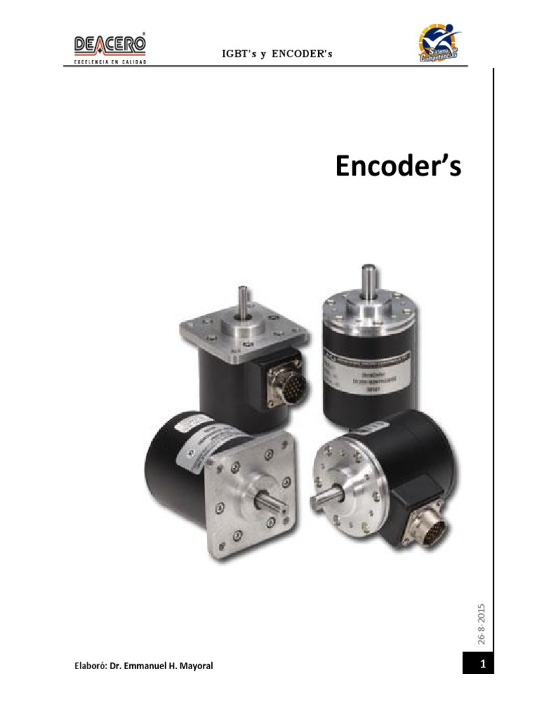 Manual de Encoder | PDF | Imán | Movimiento (física)