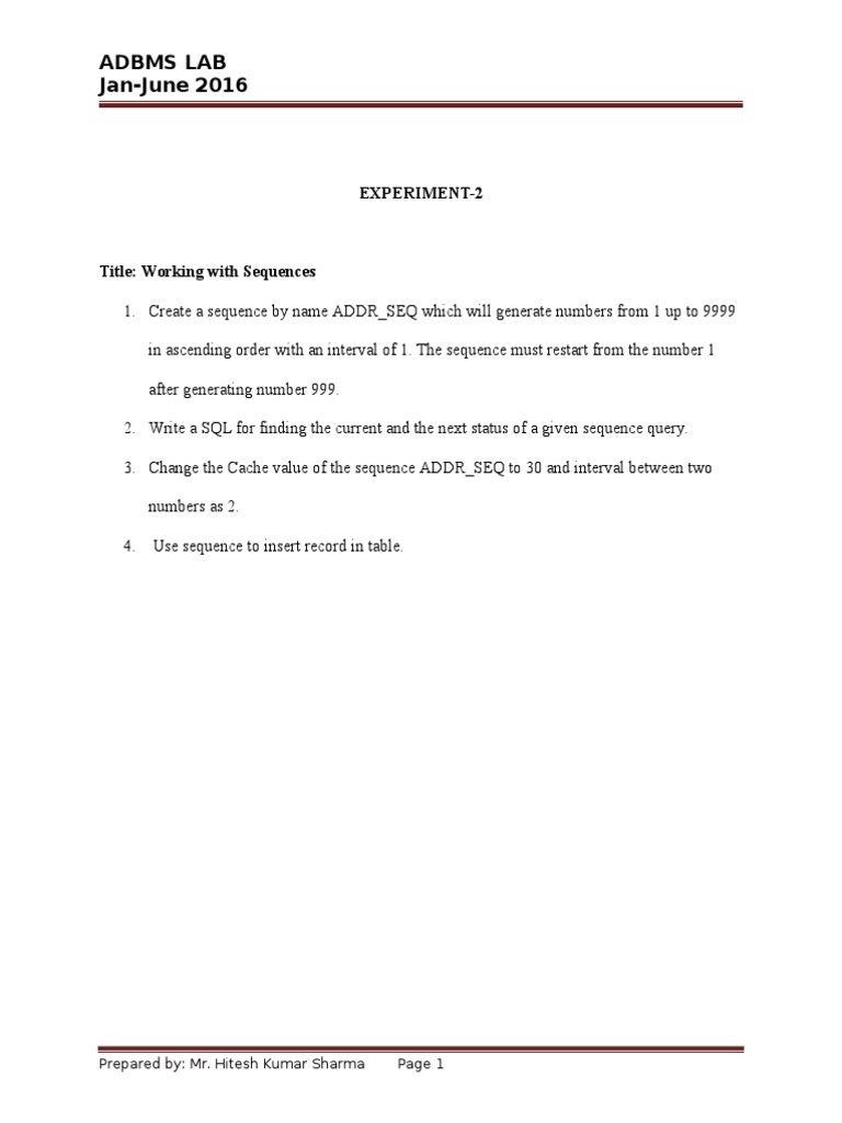 Lab Exercise 2 Pdf Table Database Parameter Computer Programming 4909
