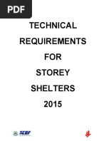 Technical Requirements For Storey Shelters 2021 | PDF | Precast Concrete | Door