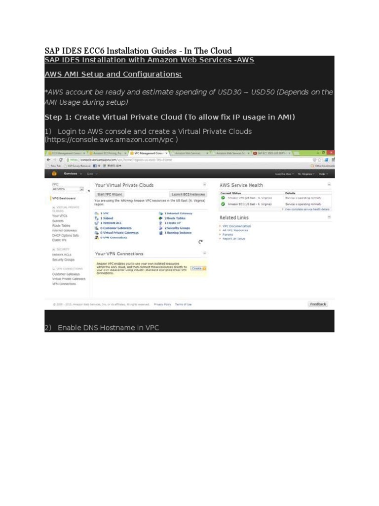SAP IDES ECC6 Installation Guides | PDF | Ip Address | File Transfer Protocol