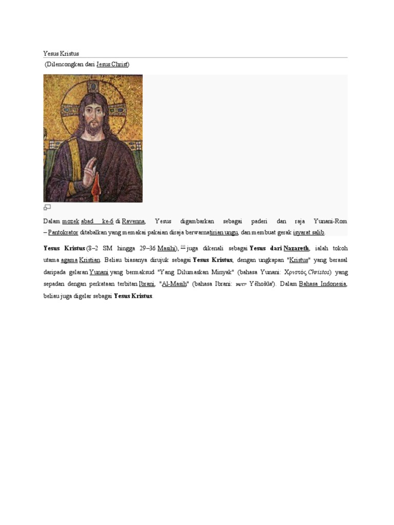Yesus Kristus | PDF