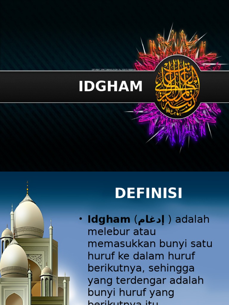 Idgham & Jenis-Jenisnya | PDF