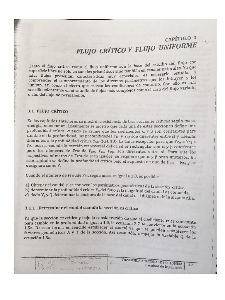 Flujo Critico PDF | PDF