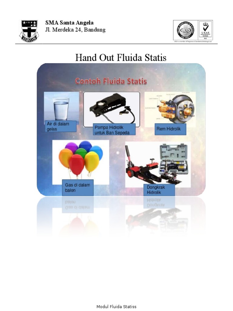 Modul Fluida Statis | PDF | Kajian Bahasa Asing