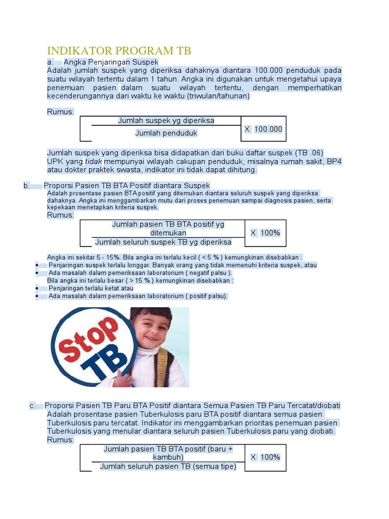 Indikator Program TB | PDF