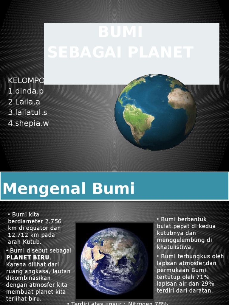 Bumi Sebagai Planet | PDF