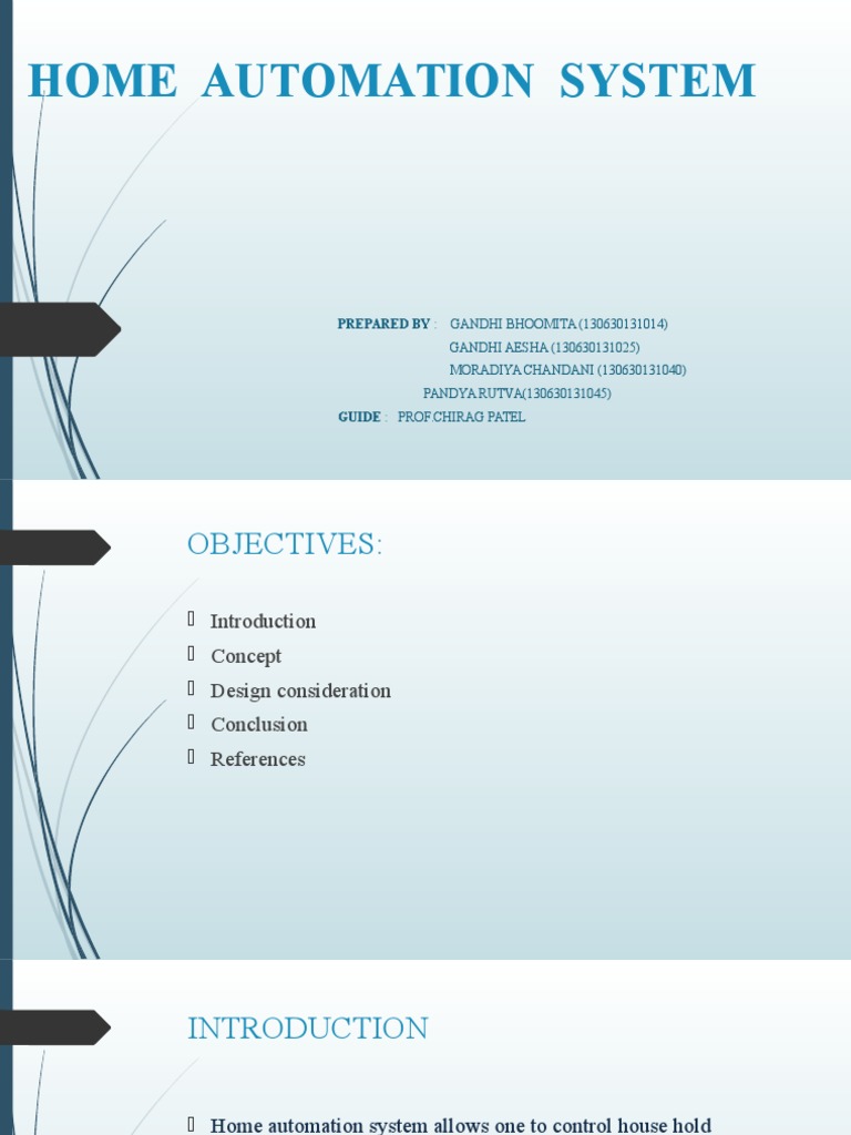 Home Automation System | PDF | Home Automation | Android (Operating System)