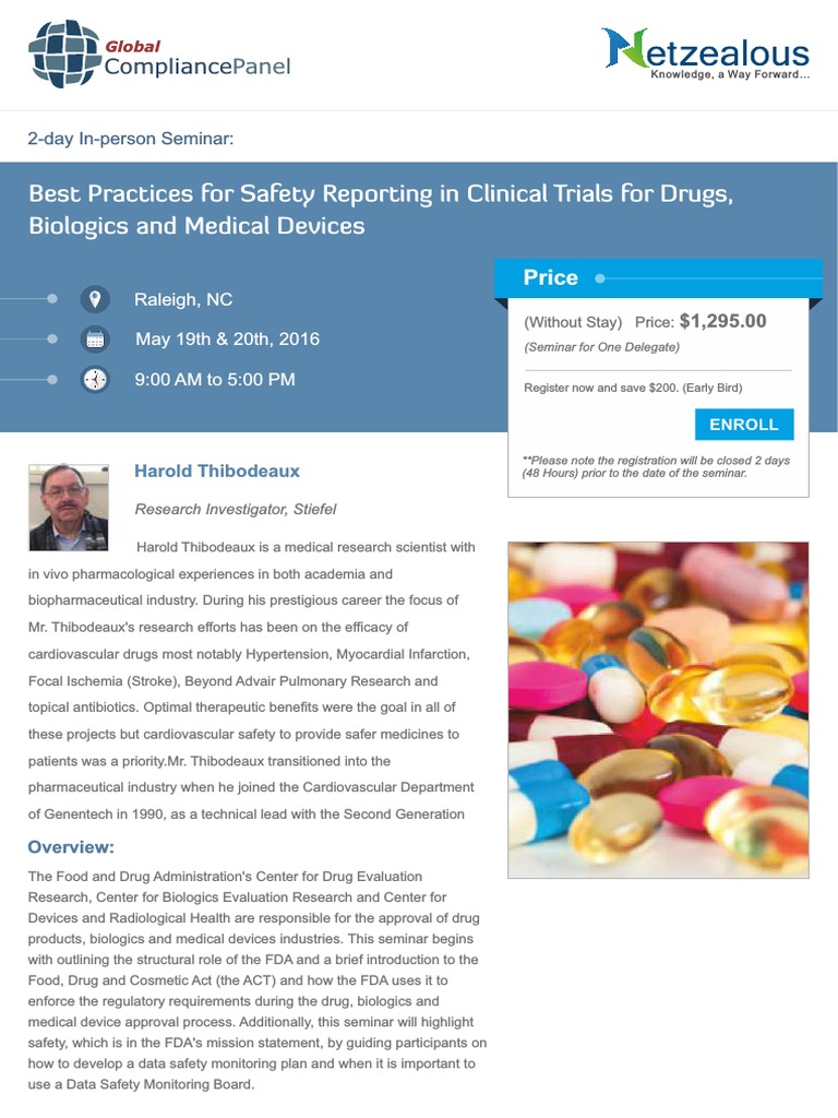 Best Practices For Safety Reporting in Clinical Trials For Drugs ...