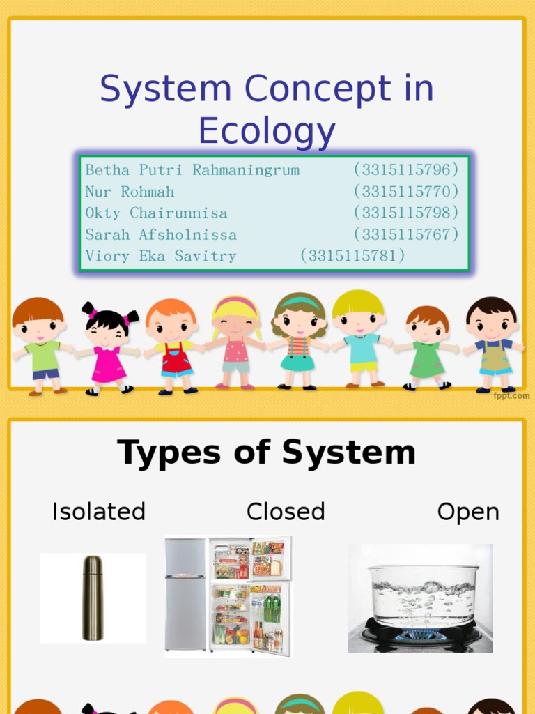 System Concept in Ecology | PDF | Primary Production | Ecosystem