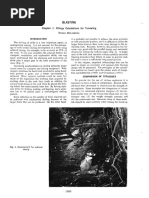 Blasting Design For Underground Excavation | PDF | Drilling | Tunnel