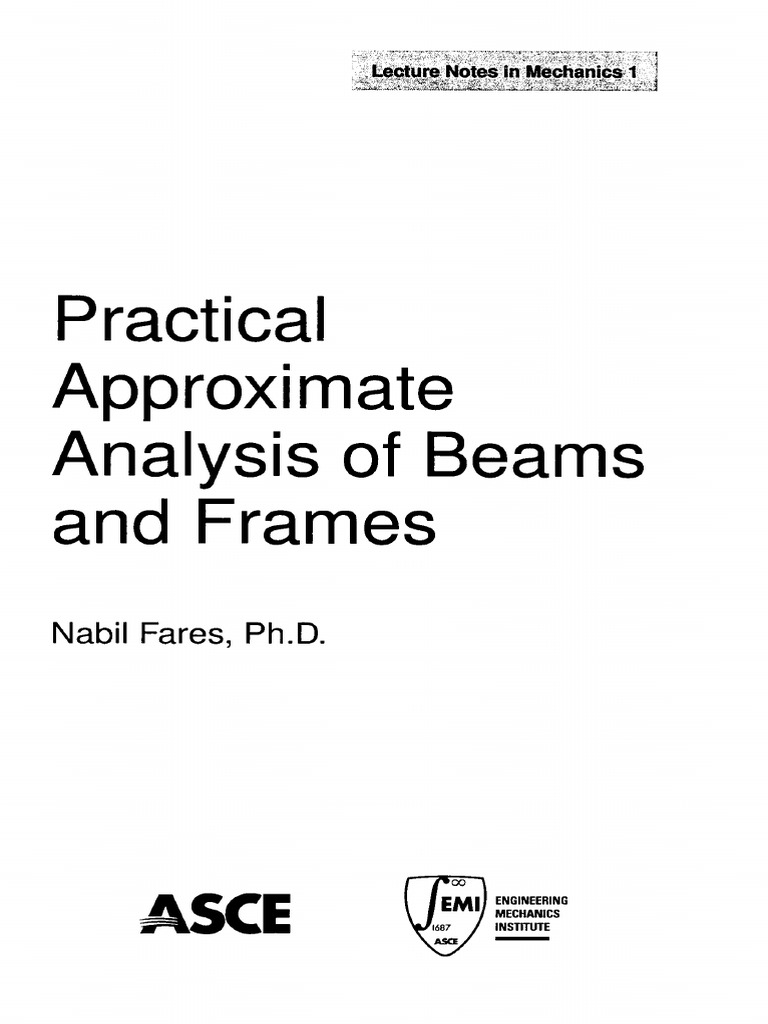 Practical Approximate Analysis of Beams and Frames | PDF | Beam ...