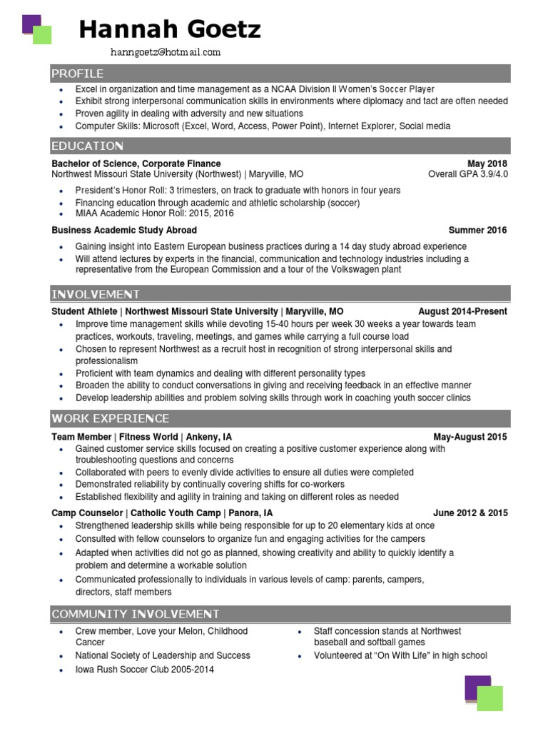 Resume For Wix | Download Free PDF | Leadership | Communication