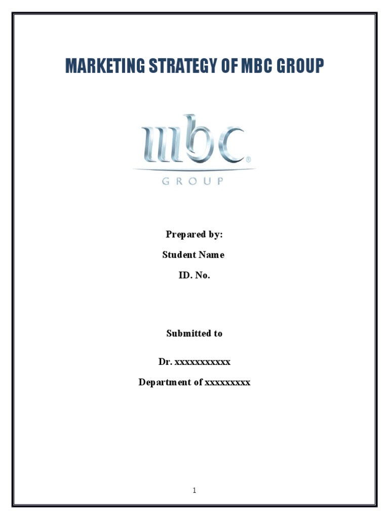MBC | PDF | Television Network | Digital Television