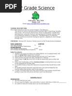 Syllabus and Course Outline Template Grade 1 | PDF | Science | Life