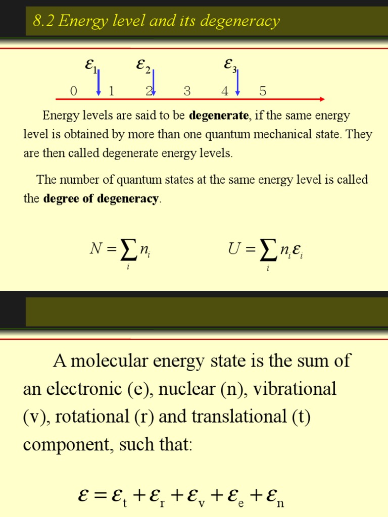 Polyatomic Ideal Gas 3 | PDF | Energy Level | Heat Capacity