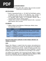 PEP Declaration Form | PDF | Justice | Crime & Violence