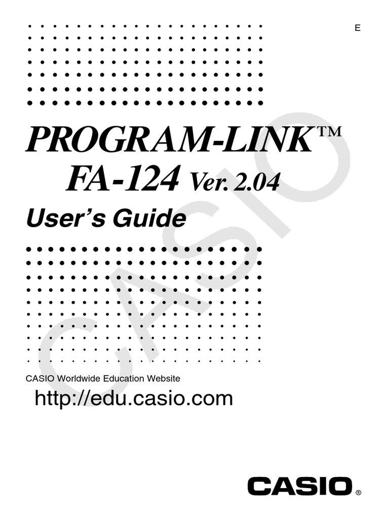 Program-Link FA-124: User's Guide | PDF | Computer File | Icon (Computing)