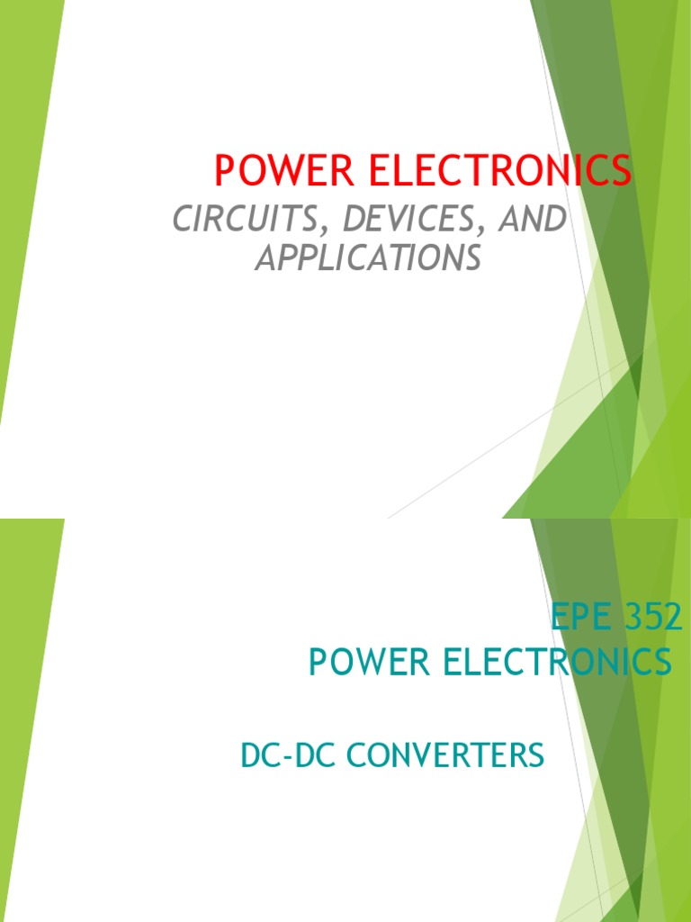 Power Electronics: Circuits, Devices, and Applications | PDF | Power ...