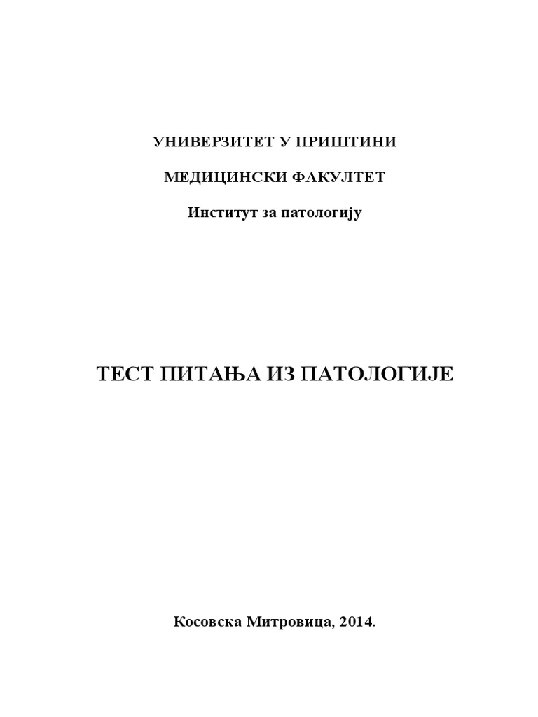 Test Pitanja | PDF