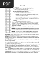 Call of Cthulhu 7E Combat Cheat Sheet | PDF | Weaponry | Leisure