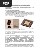 Origen y Evolucion de La Computadora Cuarta Generacion | PDF | Microprocesador | Apple Inc.
