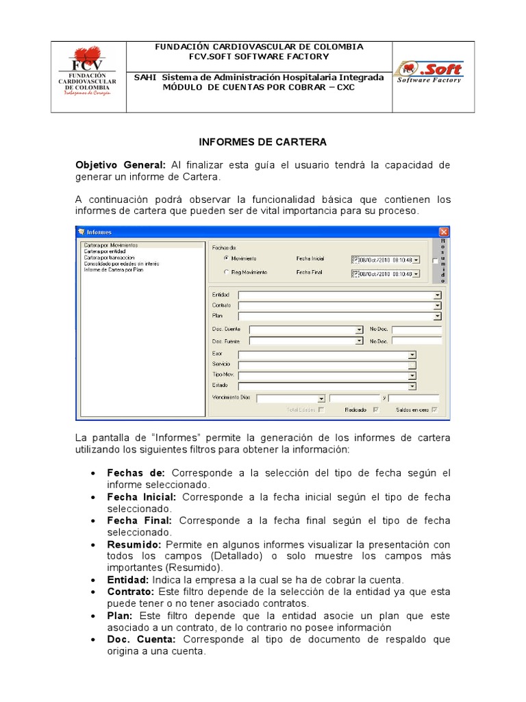 INFORMES DE CARTERA.pdf | Ventana (informática) | Software