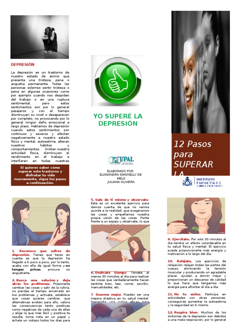 12 Pasos para Superar La Depresion | PDF | Depresión (estado de ánimo) | Ciencias del comportamiento